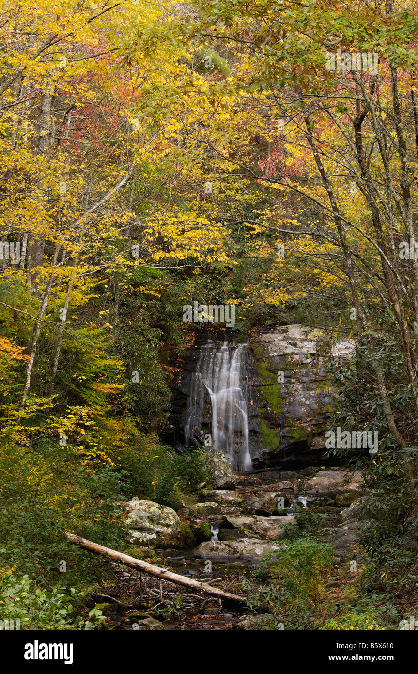 Meigs Falls and Autumn Color in Great Smoky Mountains National Park ...