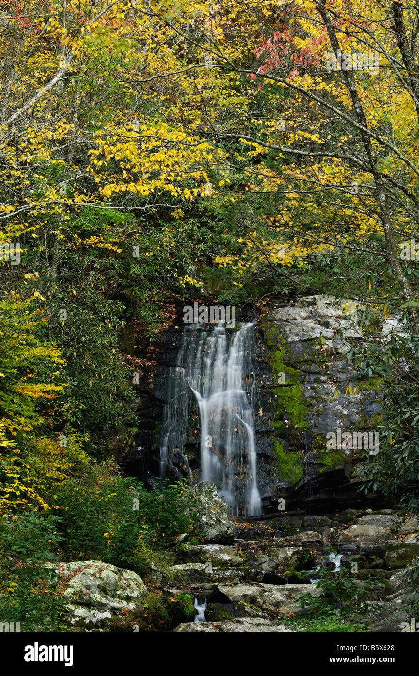 Meigs Falls and Autumn Color in Great Smoky Mountains National Park ...