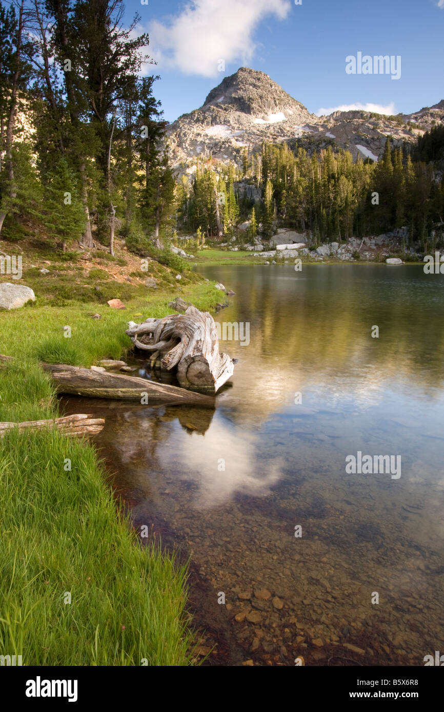 Craig Mountain above Ice Lake in the Eagle Cap Wilderness Wallowa ...