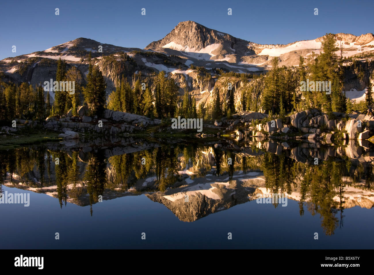 Eagle Cap Peak reflected in Sunshine Lake Eagle Cap Wilderness Wallowa ... Eagle Cap Peak reflected in Sunshine Lake Eagle Cap Wilderness Wallowa ...