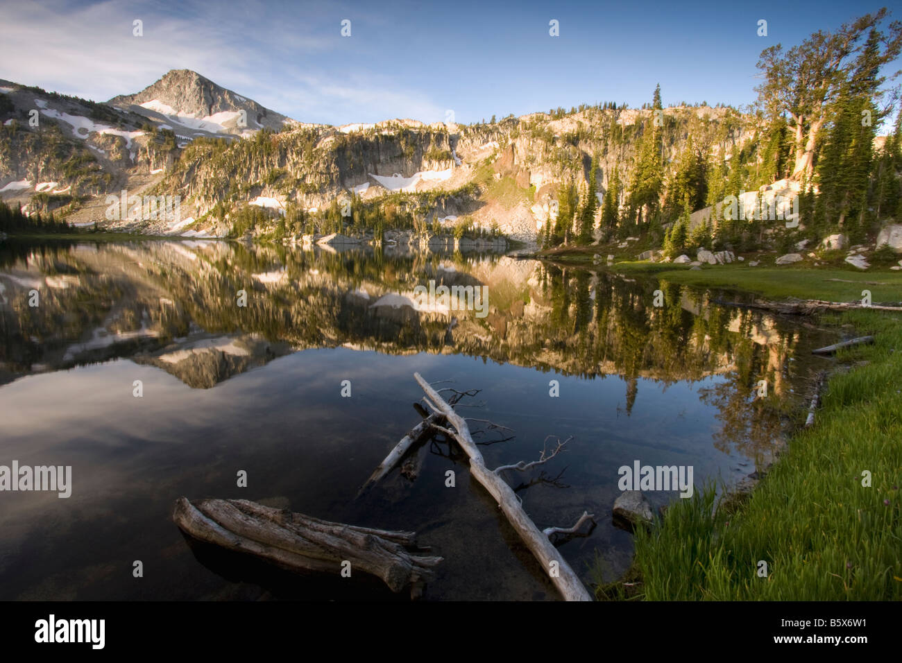Eagle Cap Peak reflected in Mirror Lake Eagle Cap Wilderness Wallowa ... Eagle Cap Peak reflected in Mirror Lake Eagle Cap Wilderness Wallowa ...