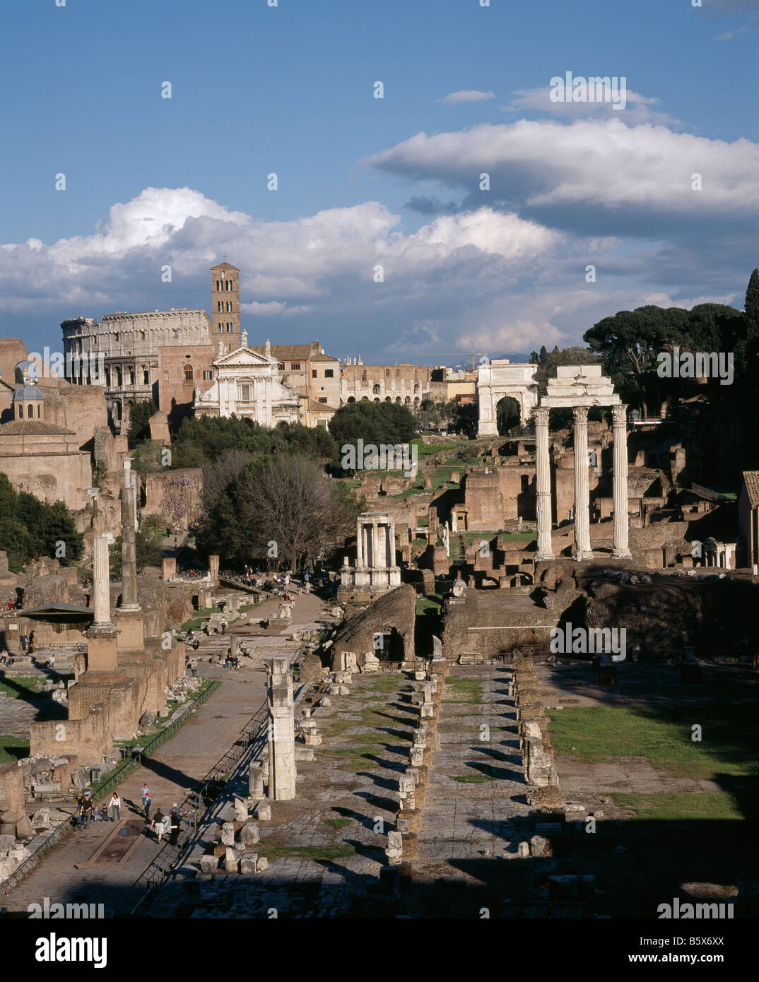Roman Forum From Capitoline Hill Stock Photo - Alamy