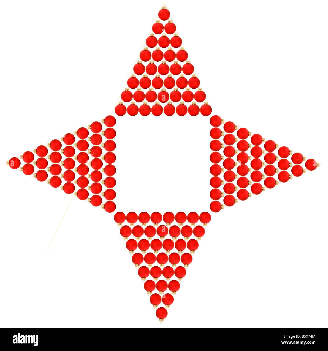 Red triangle with white star hi-res stock photography and images - Alamy
