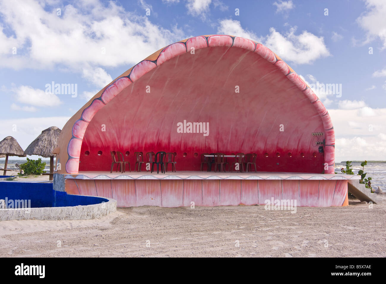BELIZE - Concert shell at Old Belize Adventure Cultural and Historical ...