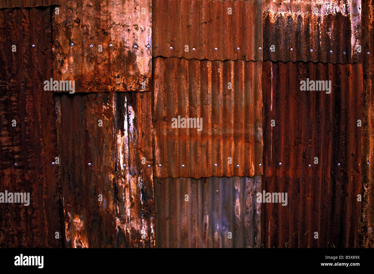 Corrugated iron, Australia Stock Photo - Alamy