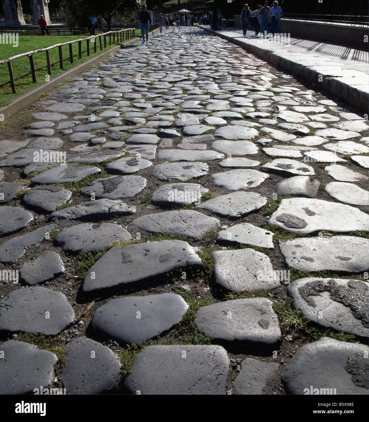 Via Colosseo Nr Colosseum Stock Photo - Alamy