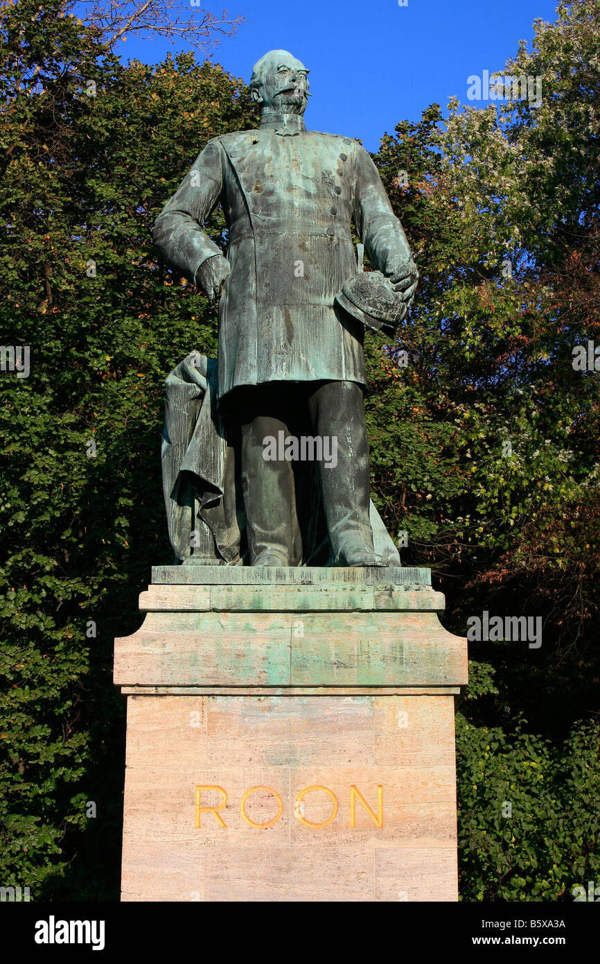 Statue of the Prussian soldier and statesman Albrecht Theodor Emil Graf ...