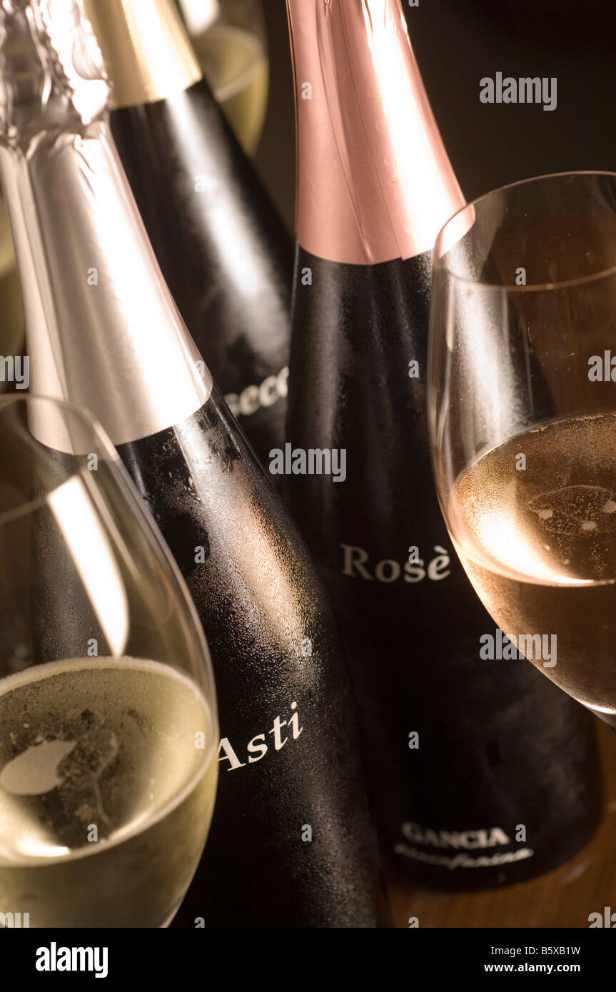 Asti Spumante bottle Gancia cellar Canelli Piemonte Italy Stock Photo ...