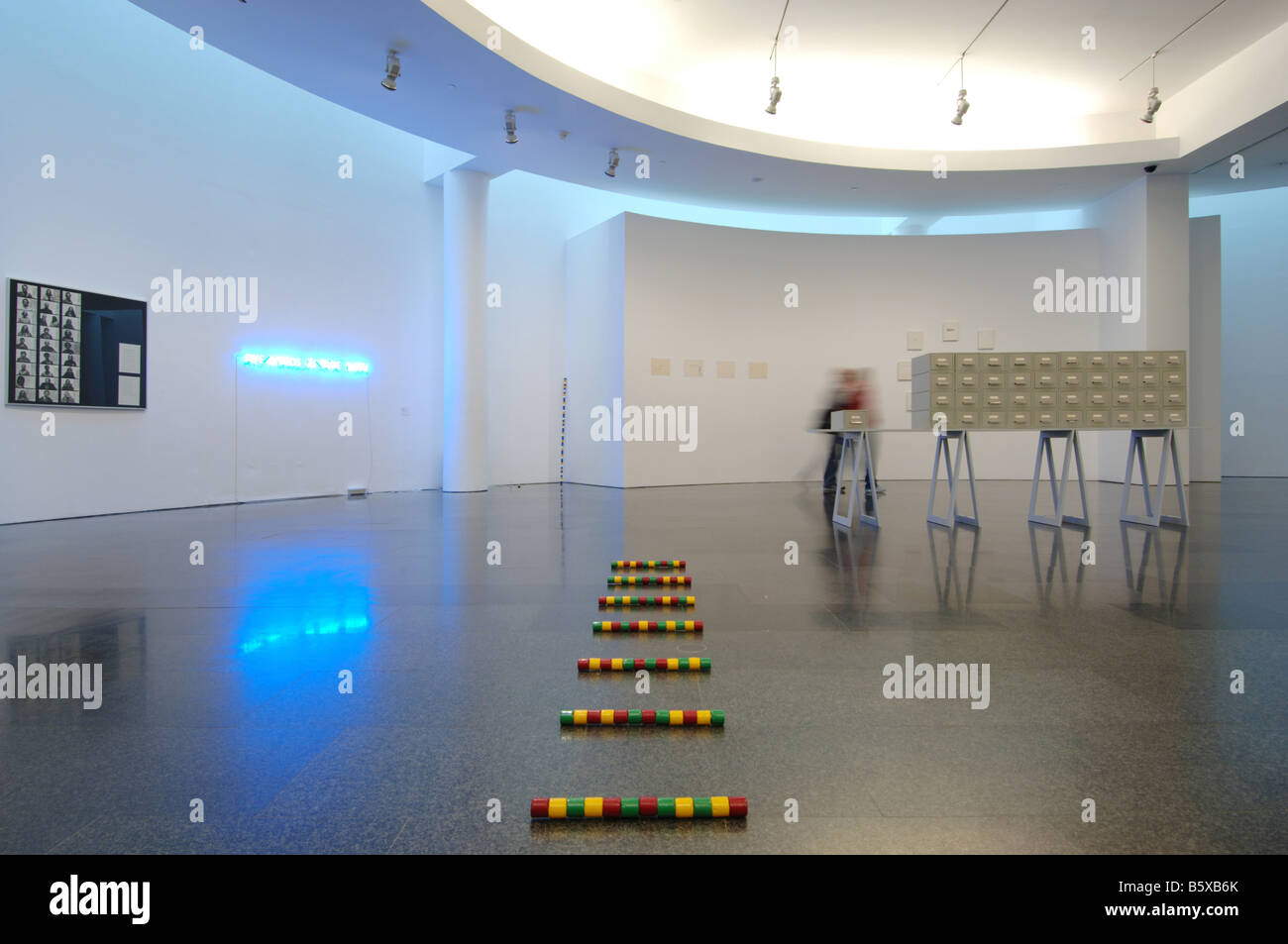 Interior macba contemporary art museum hi-res stock photography and ...