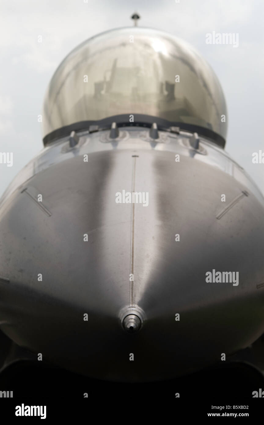 F16 FA Fighting Falcon nose cone at Biggin Hill airshow Stock Photo - Alamy