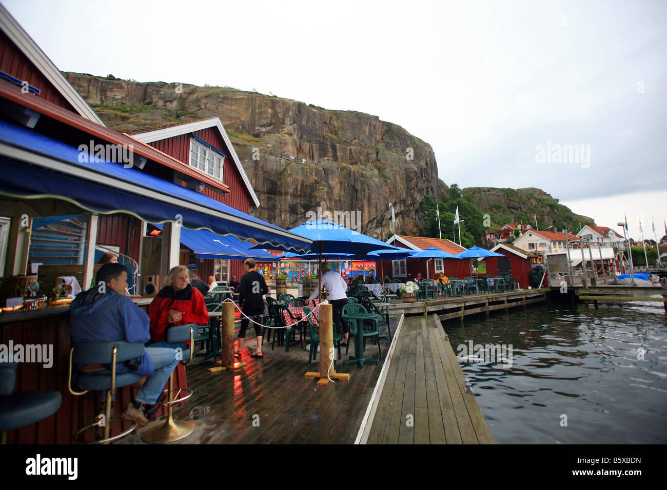 Foreshortening Fjallbacka City Bohuslï¿½n West Coast Sweden Europe Stock Photo - Alamy