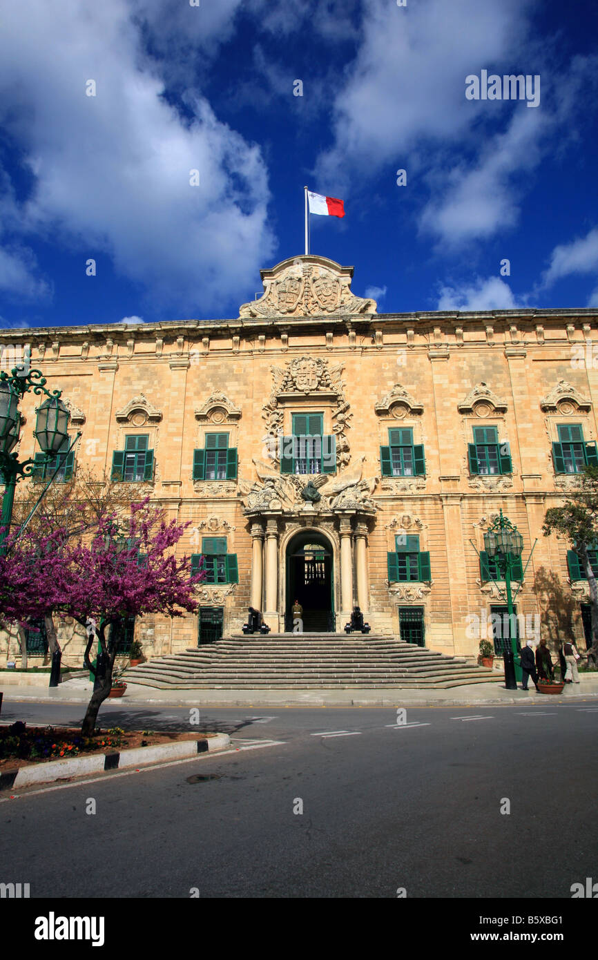 Government Palace La Valletta Malta Island Stock Photo - Alamy