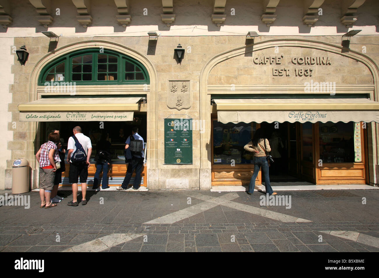 Malta valletta cafe cordina hi-res stock photography and images - Alamy