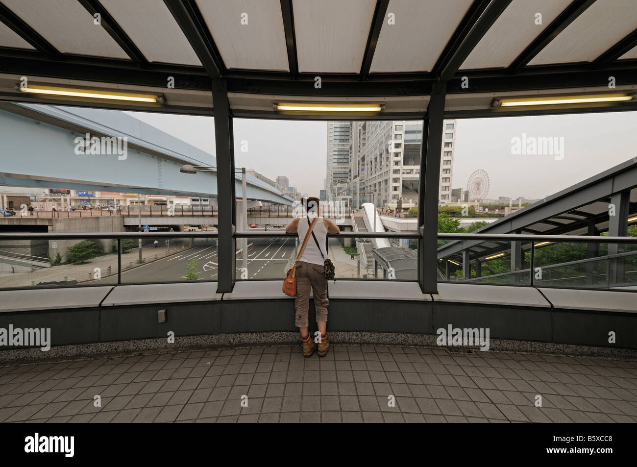 View of Odaiba from Daiba Metro Station. Tokyo. Japan Stock Photo - Alamy