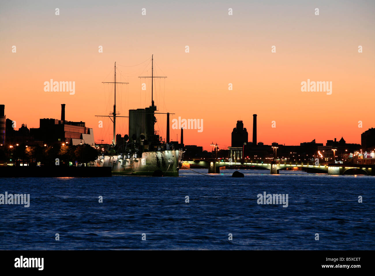 Russian navy cruiser aurora hi-res stock photography and images - Alamy
