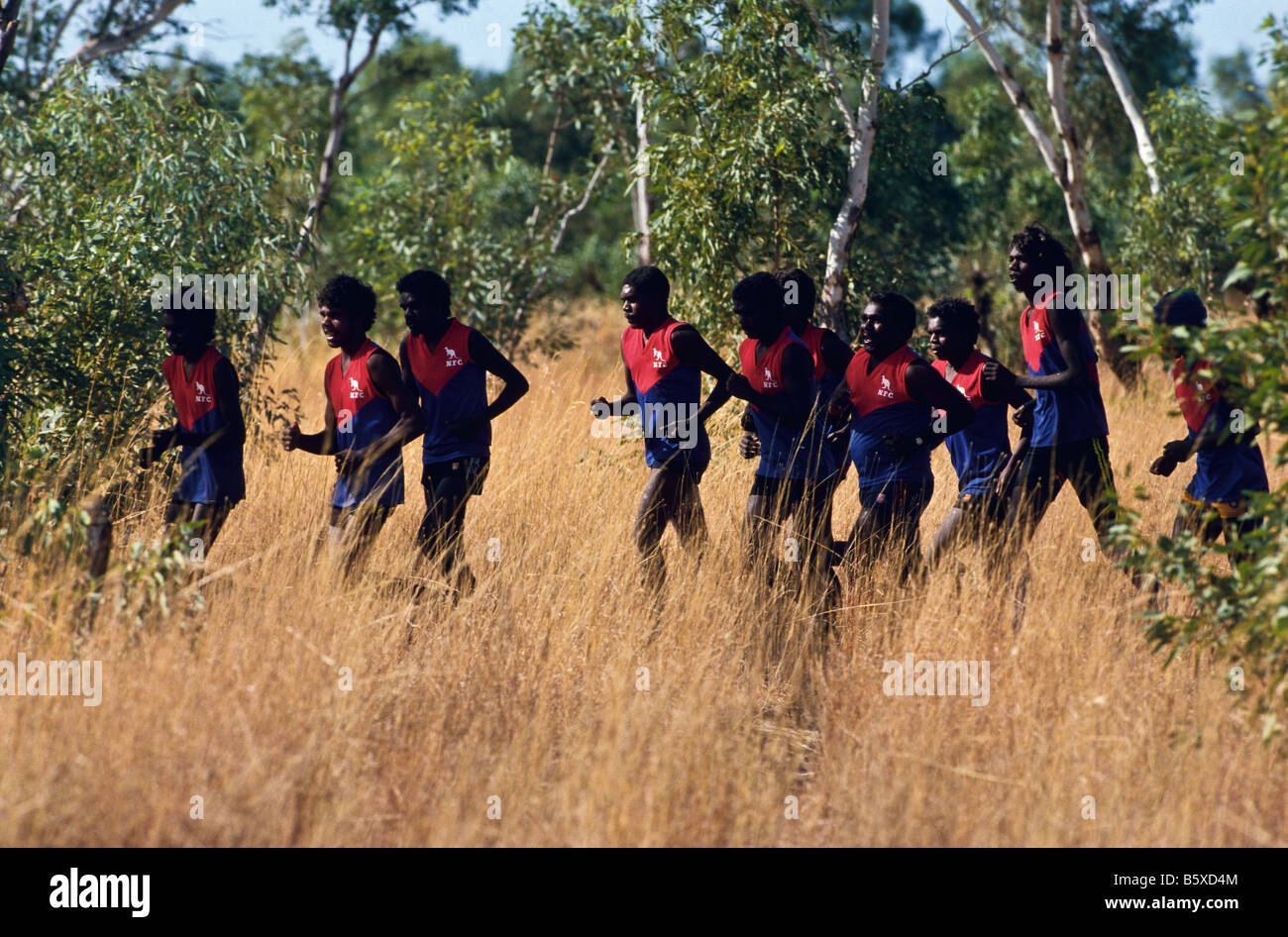 Aboriginal sports carnival, outback Australia Stock Photo - Alamy