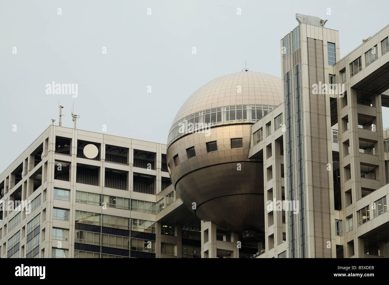 Fuji TV headquarters building (by Kenzo Tange). Odaiba island. Tokyo ...