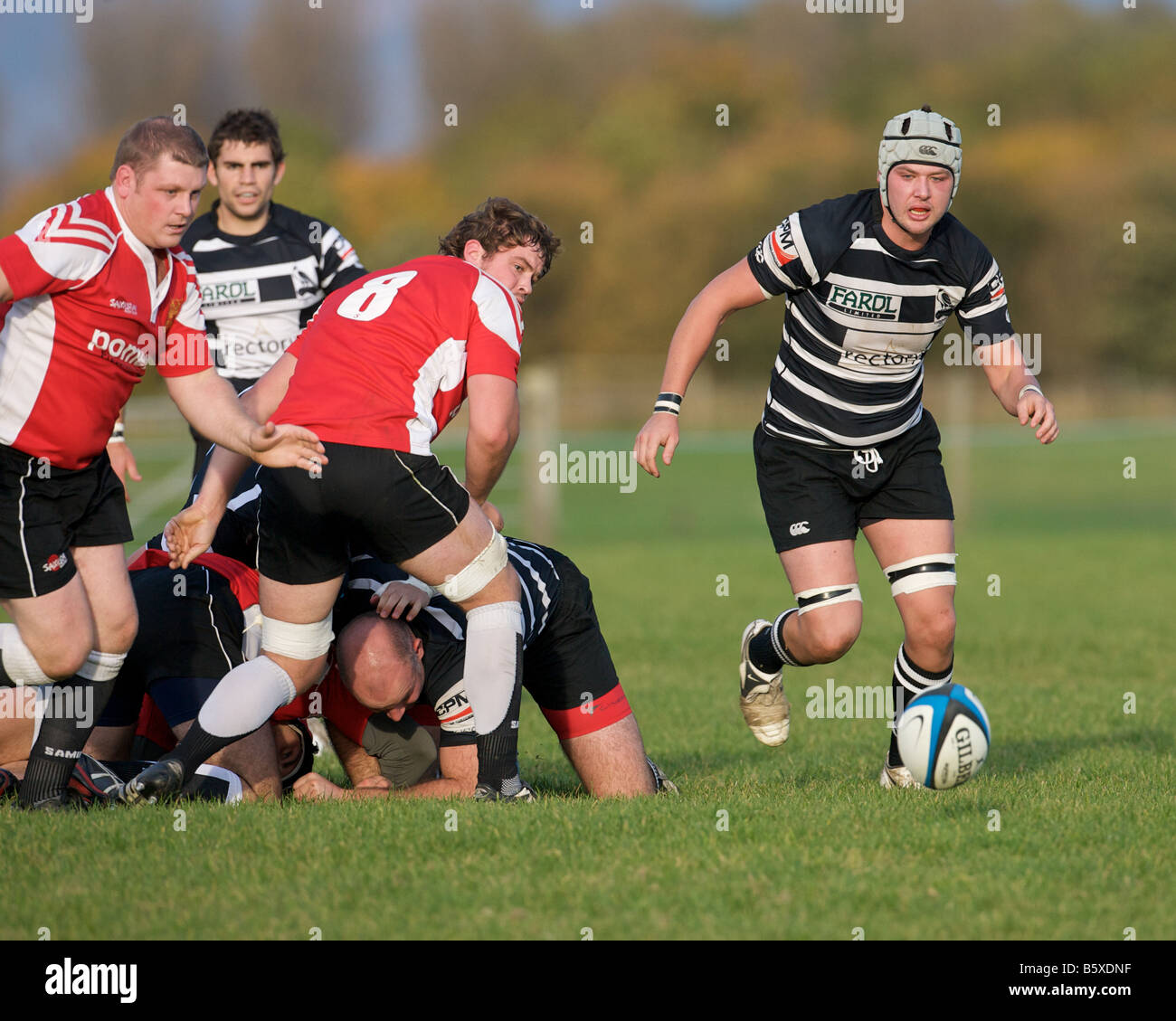A game of rugby Stock Photo - Alamy