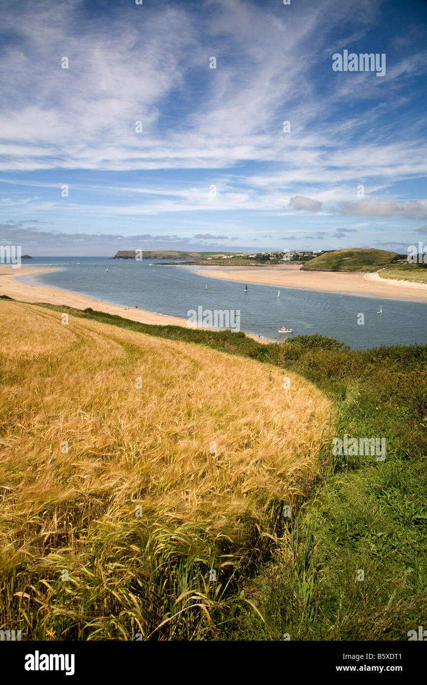 camel estuary from padstow cornwall Stock Photo - Alamy