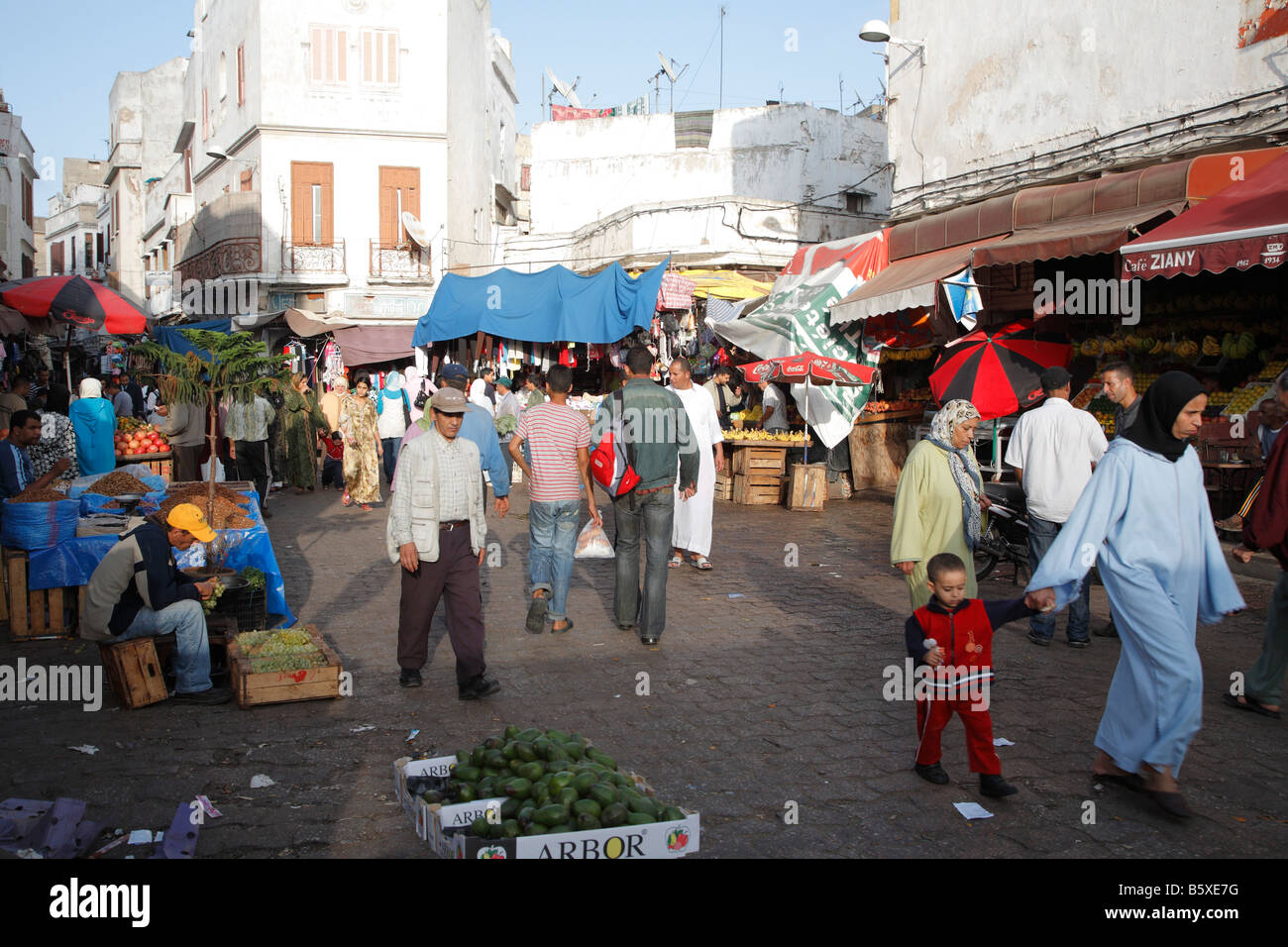 Market, Casablanca, Morocco, Africa Stock Photo - Alamy