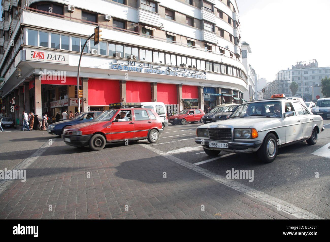 Streets of modern city, Casablanca, Morocco, Africa Stock Photo - Alamy