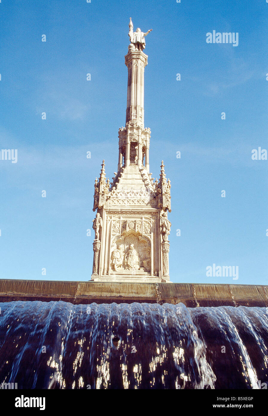 Monument to Colon. Madrid. Spain Stock Photo - Alamy