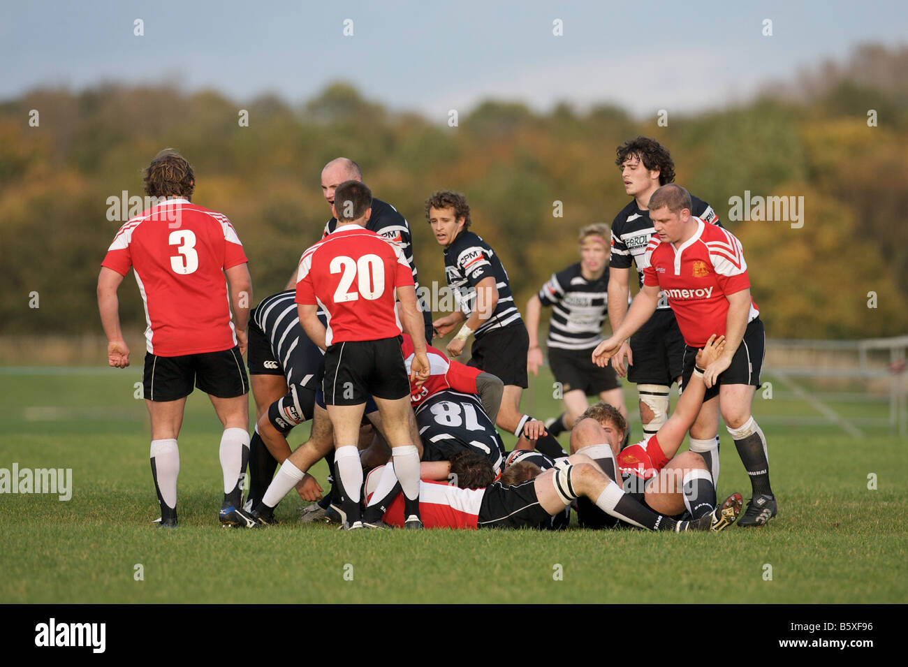 A game of rugby Stock Photo - Alamy
