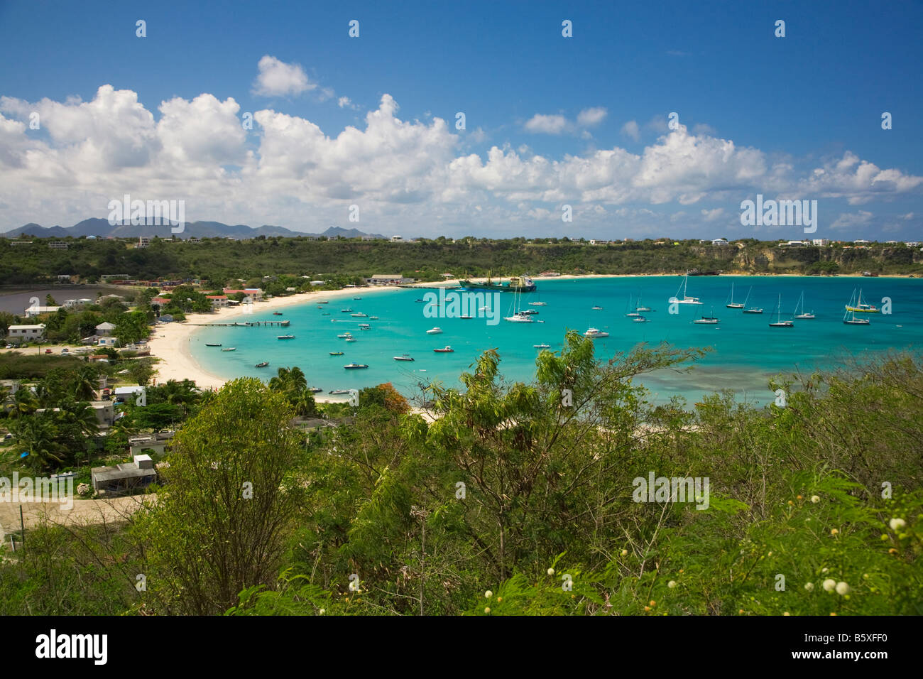 Island harbor anguilla hi-res stock photography and images - Alamy
