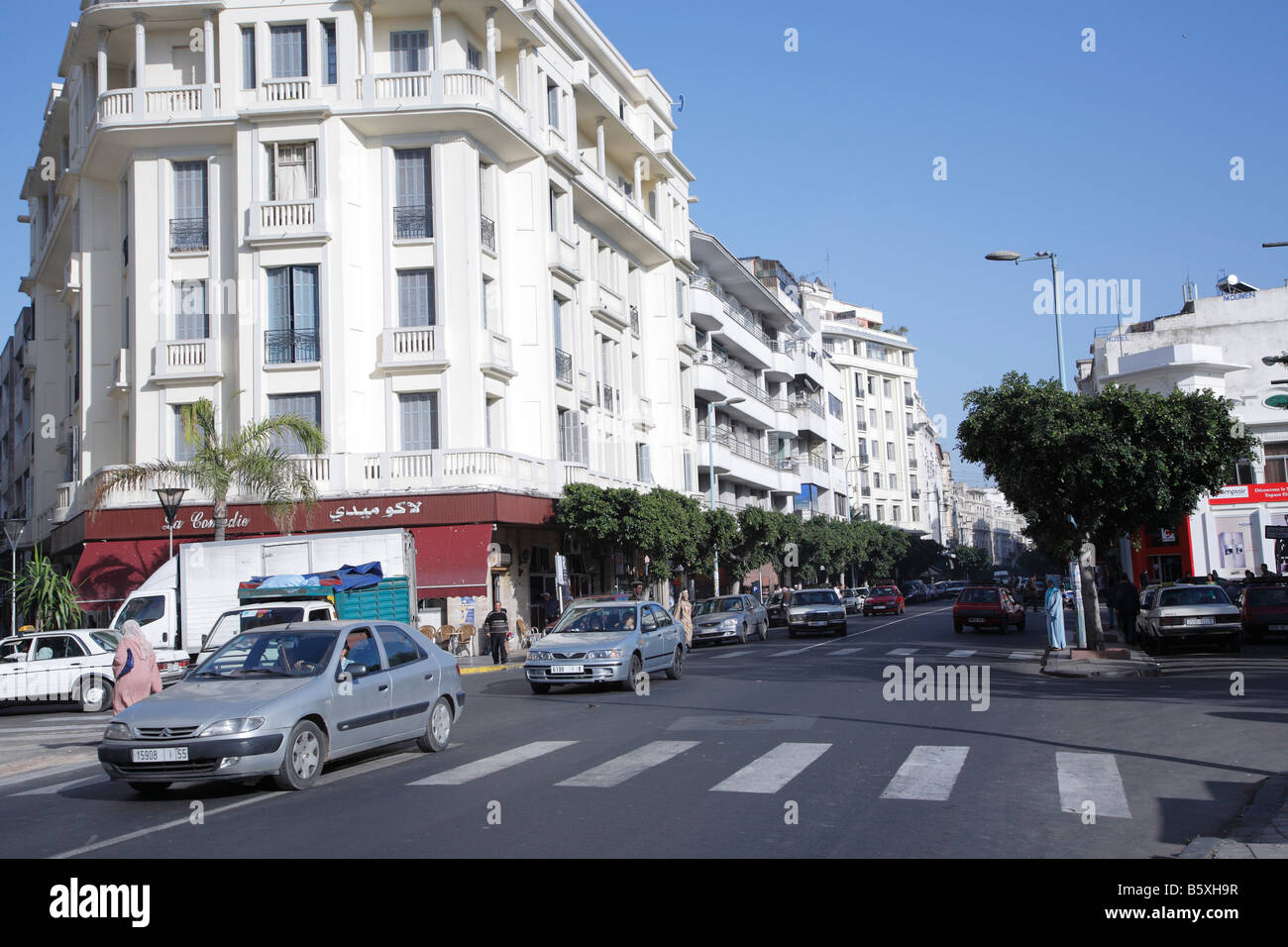 Streets modern city casablanca morocco hi-res stock photography and ...