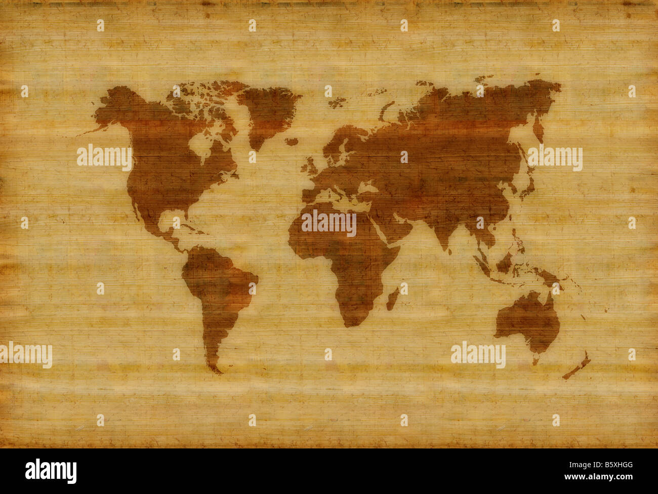 A world map parchment for background use Stock Photo - Alamy