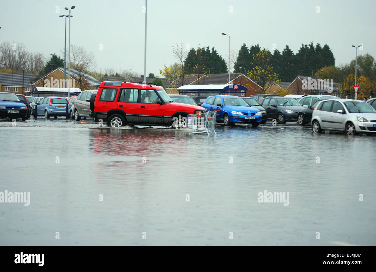Driving in flood waters hi-res stock photography and images - Alamy