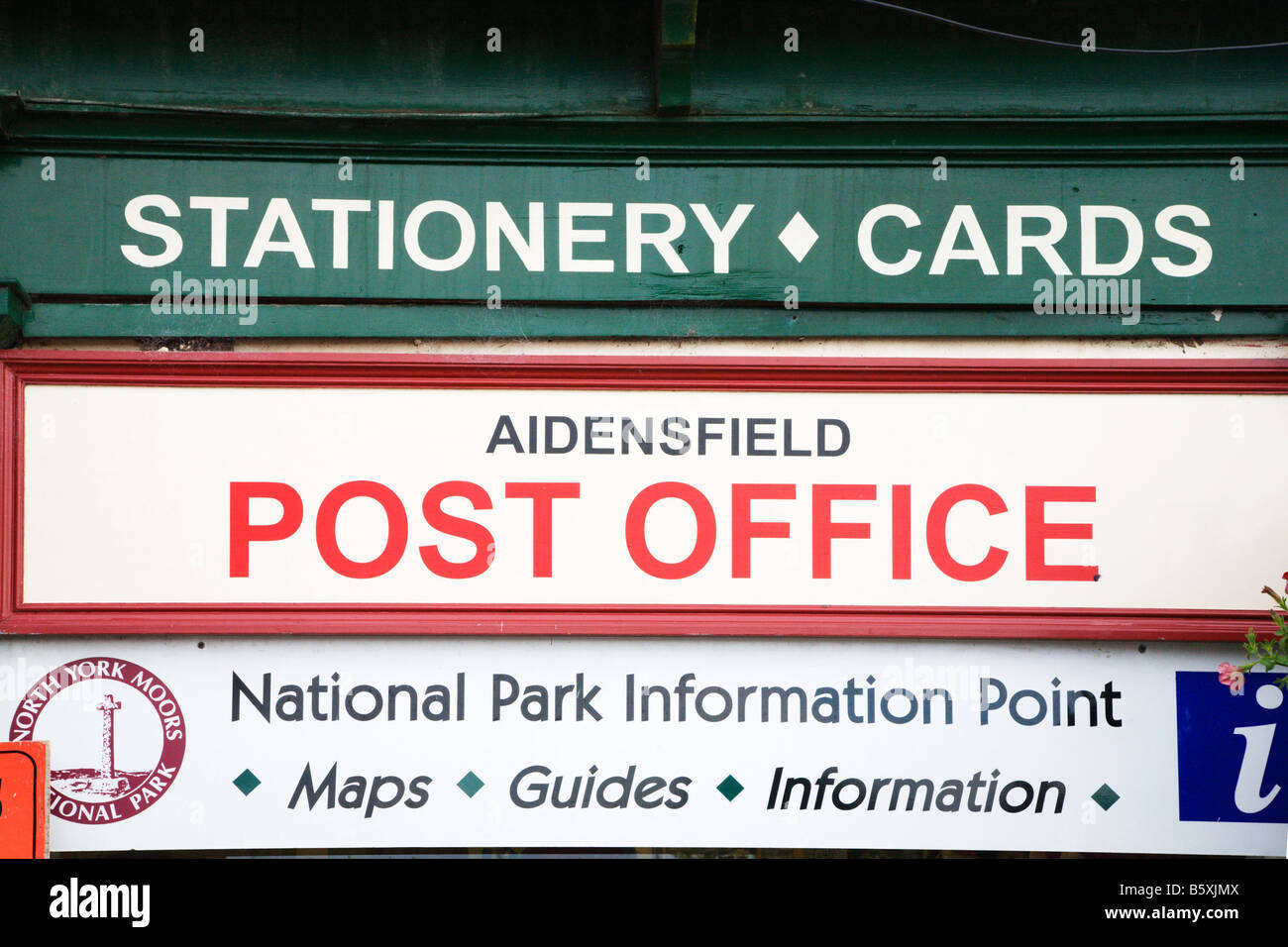 Goathland Post Office Yorkshire England Stock Photo - Alamy