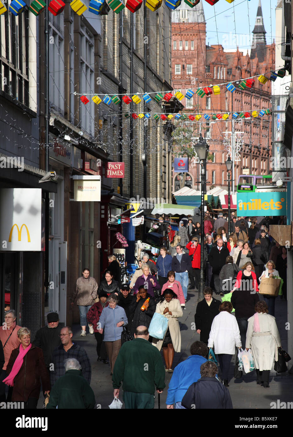 Nottingham exchange walk hi-res stock photography and images - Alamy