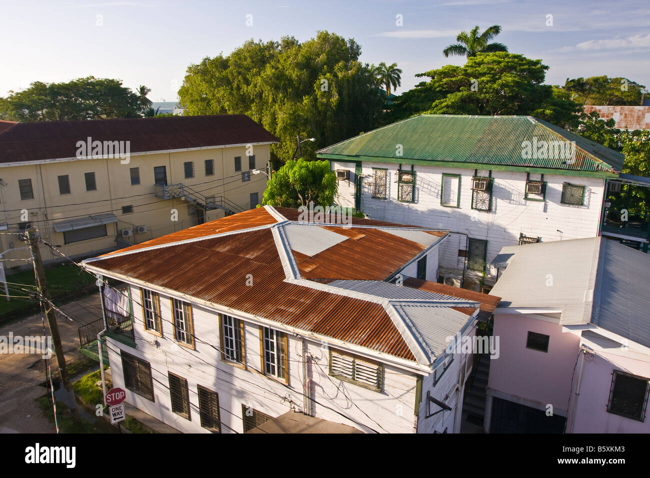 Belize city belize traditional house hi-res stock photography and ...