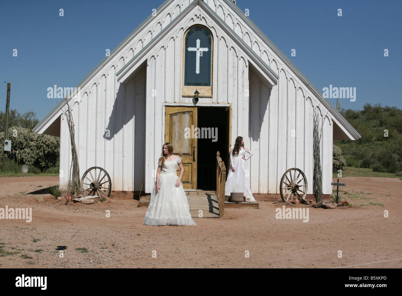bride left at the altar of a church Stock Photo - Alamy