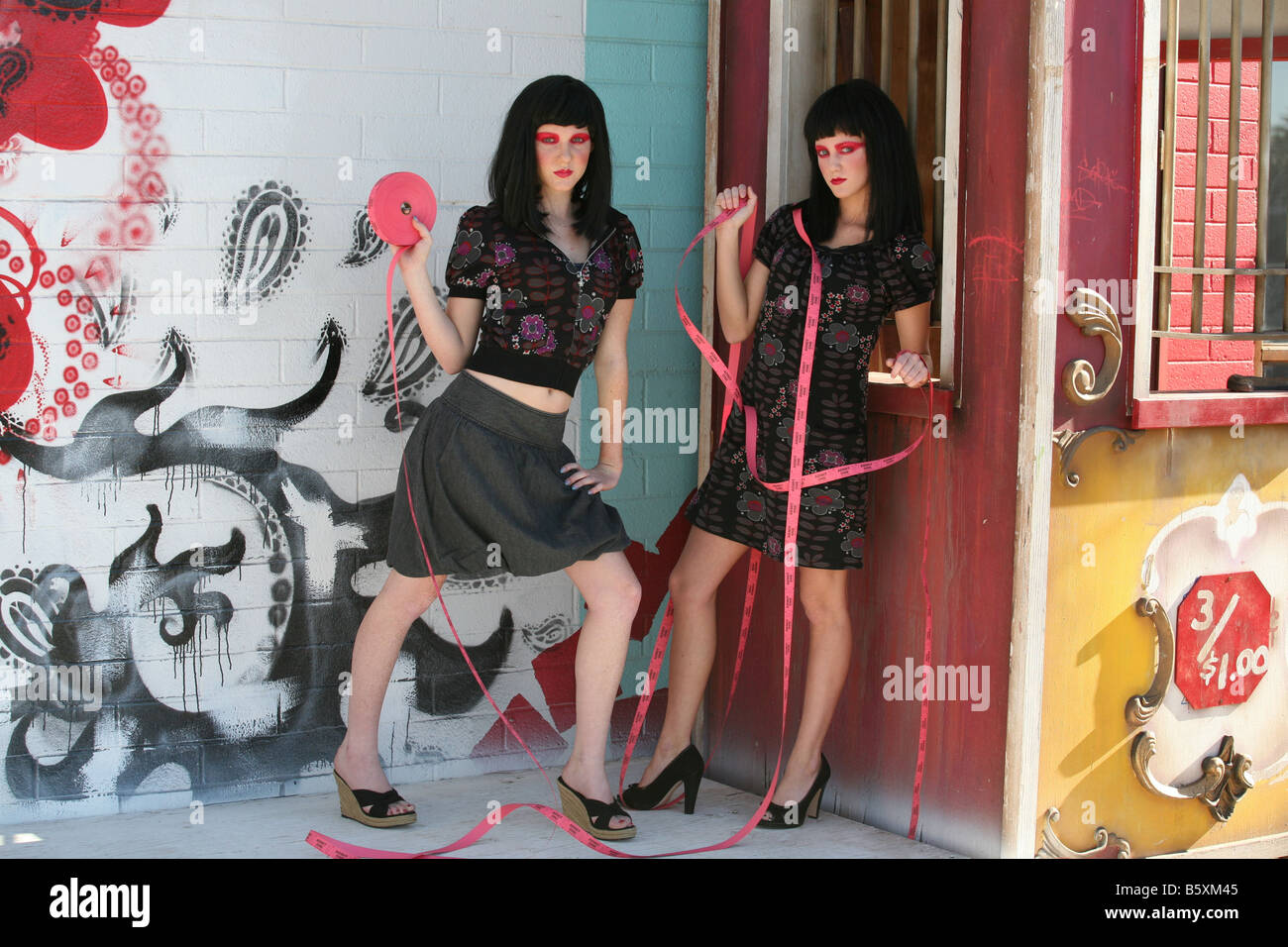 punk rock tickets five Stock Photo - Alamy