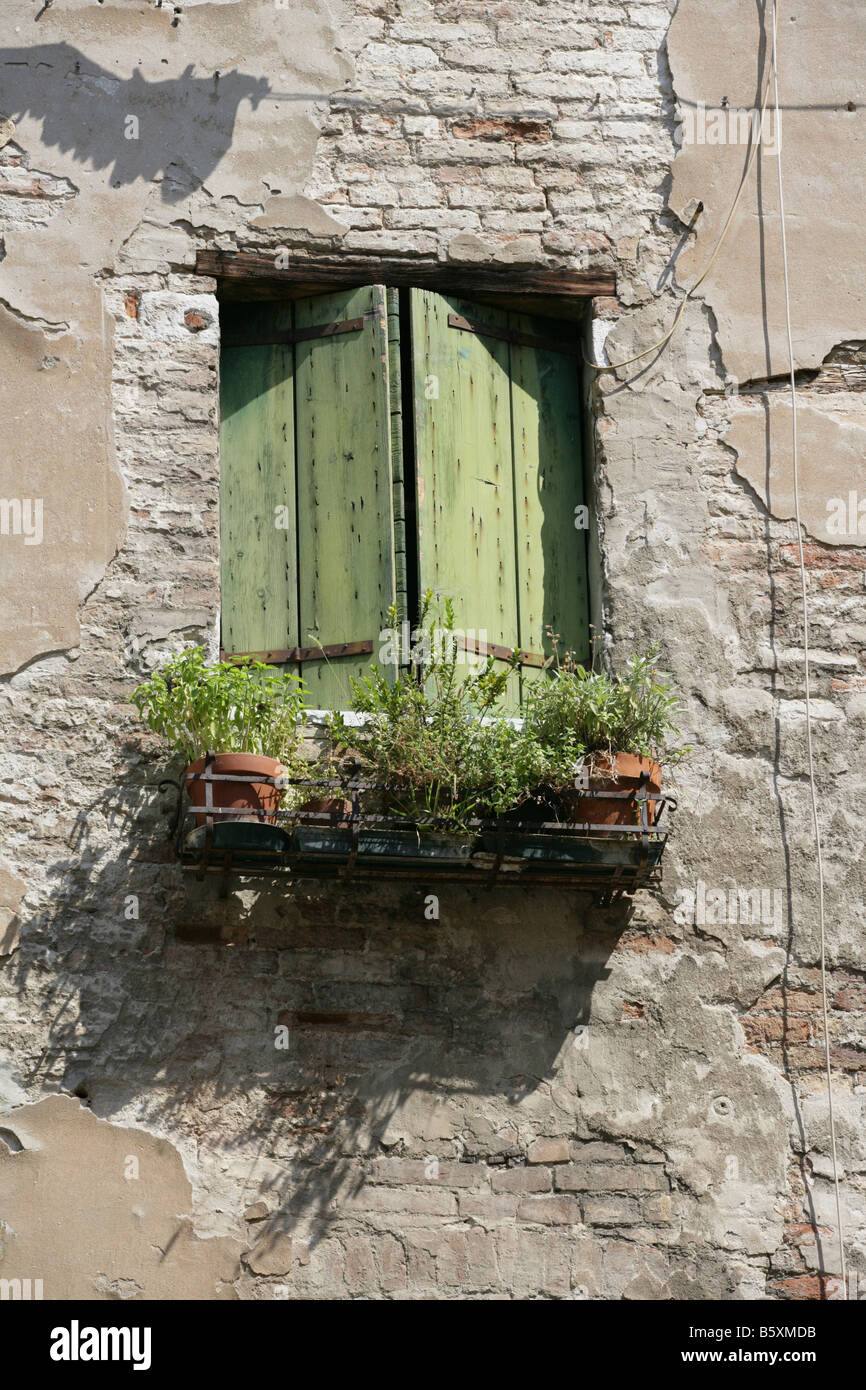 green window in italy Stock Photo - Alamy