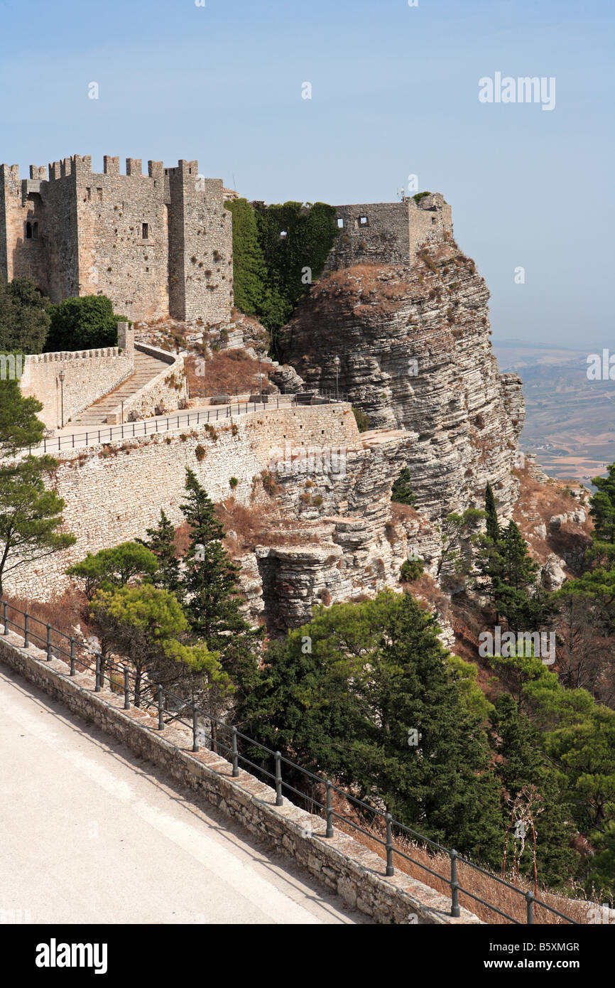 Erice pepoli castle hi-res stock photography and images - Alamy