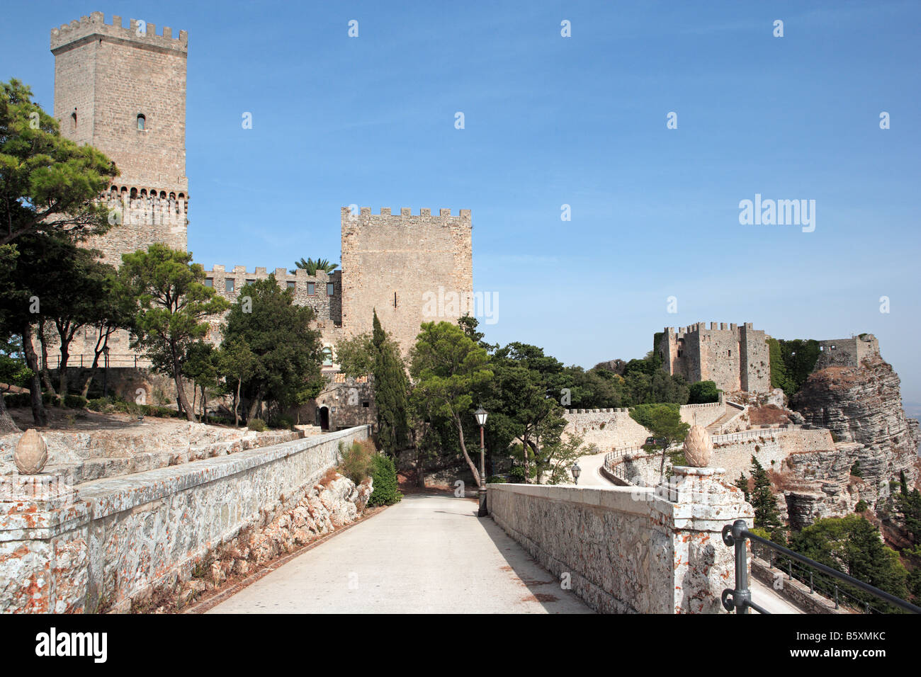 Erice pepoli castle hi-res stock photography and images - Alamy