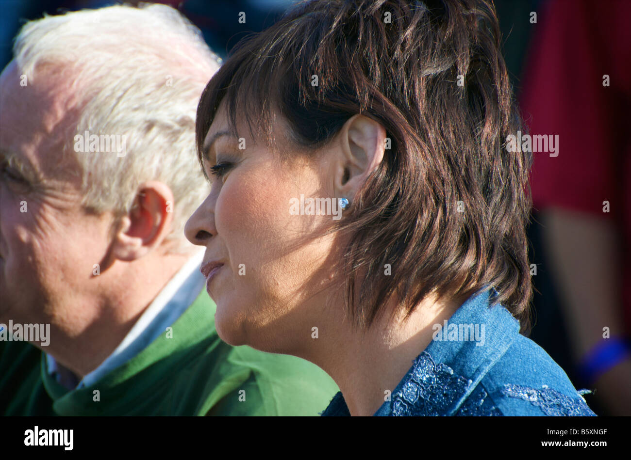 Harry Gration and Christa Ackroyd of the BBC s Look North programme at ...