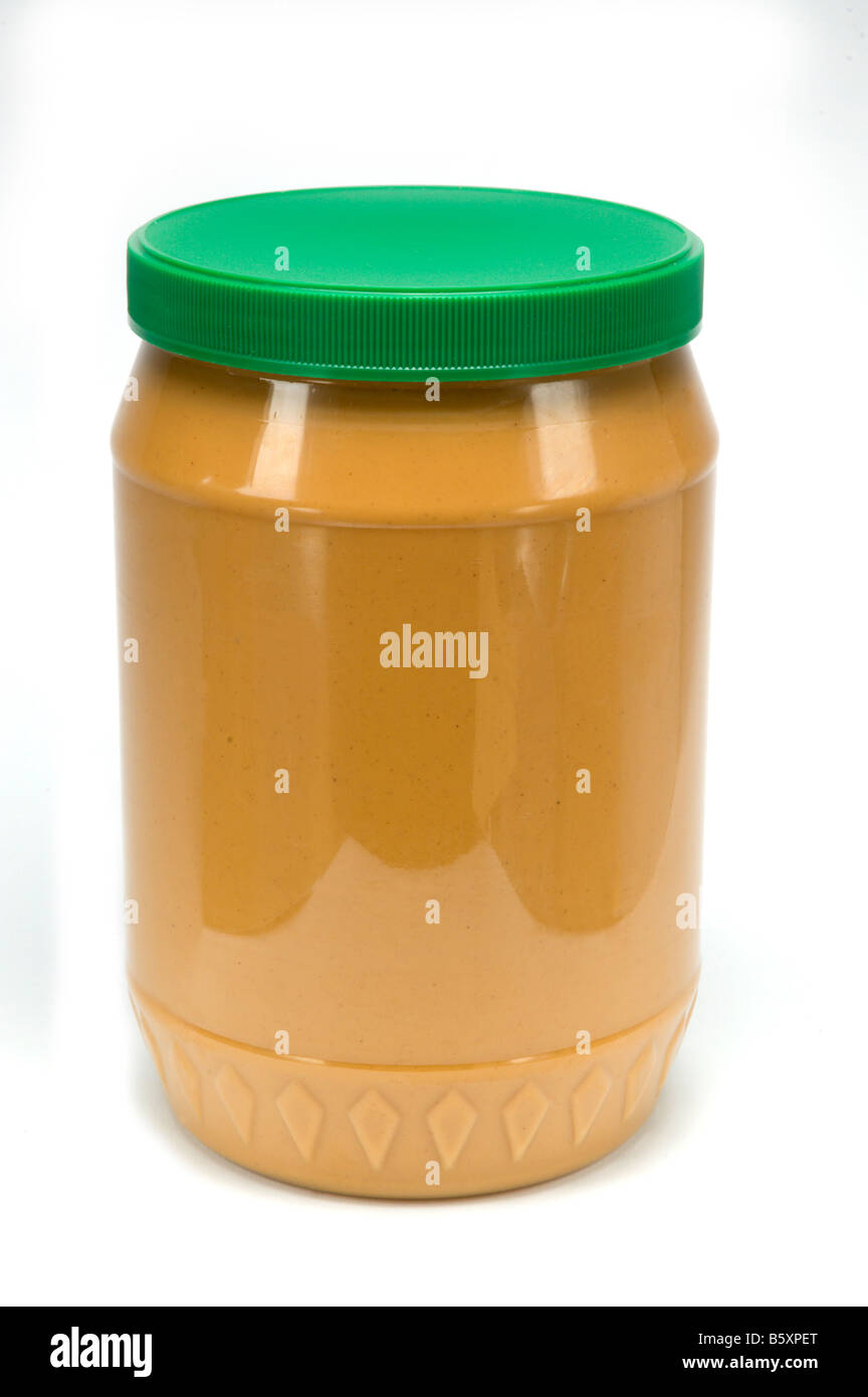 Jar of peanut butter Stock Photo - Alamy
