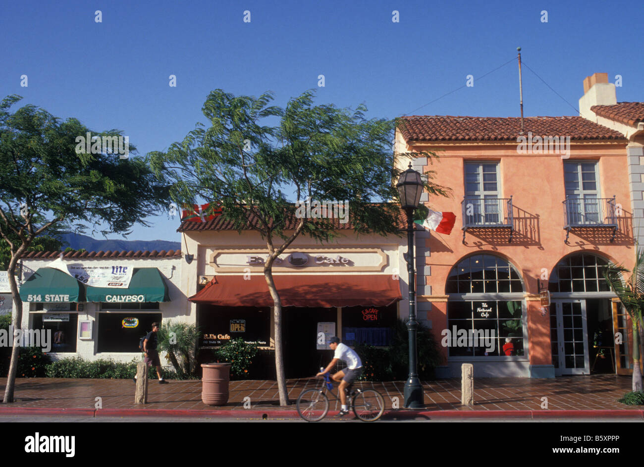 Shops at State Street in Santa Barbara California USA Stock Photo - Alamy