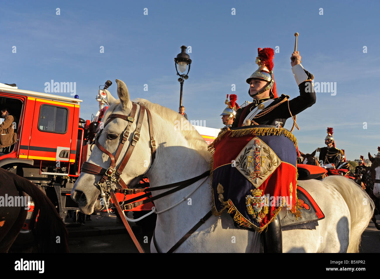 French republican horse guards hi-res stock photography and images - Alamy