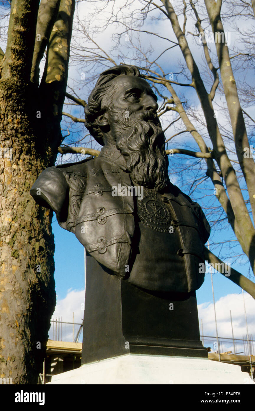 Bust of General William Booth, founder of the Salvation Army, Mile End ...