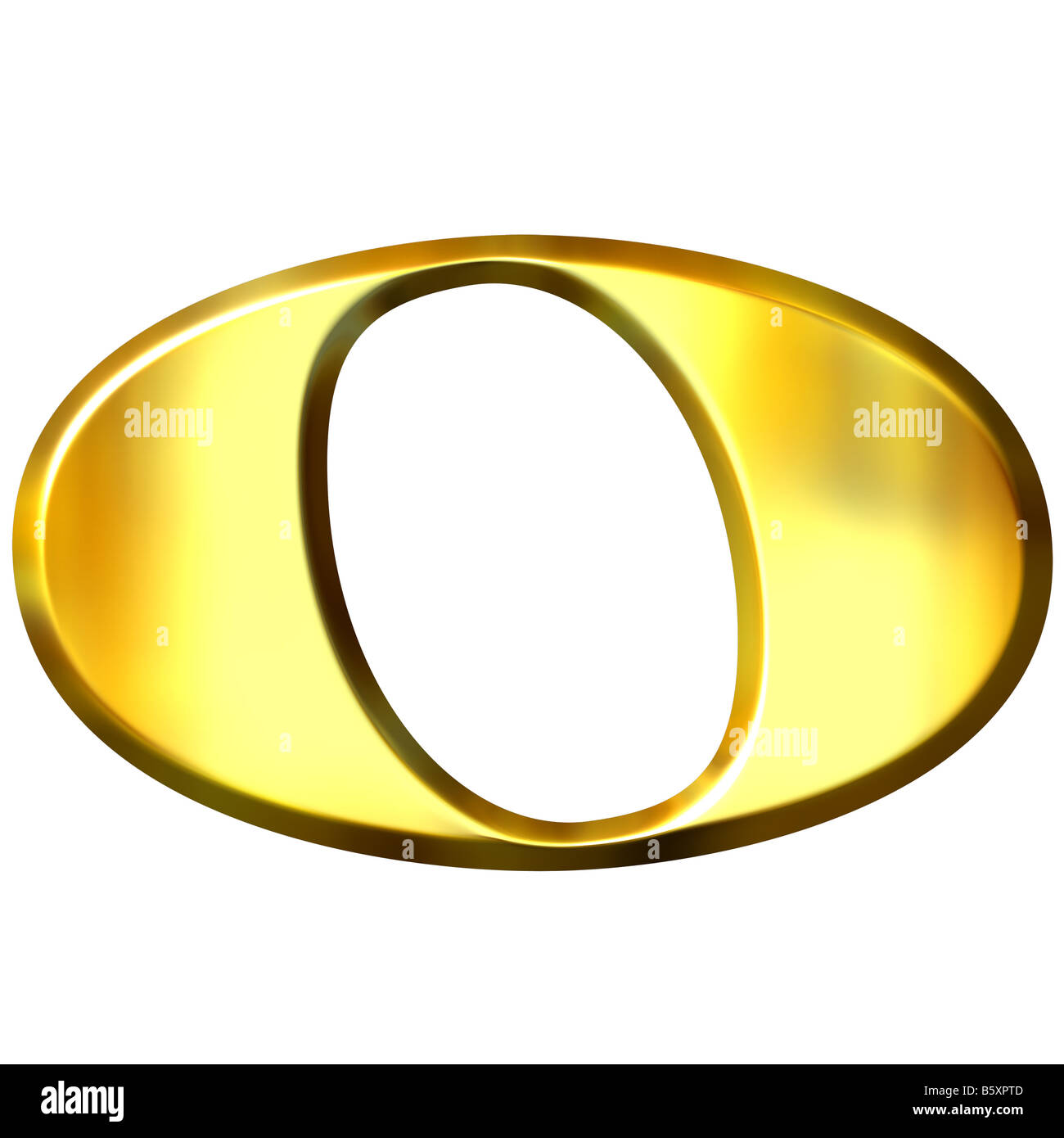 3d golden whole note Stock Photo - Alamy