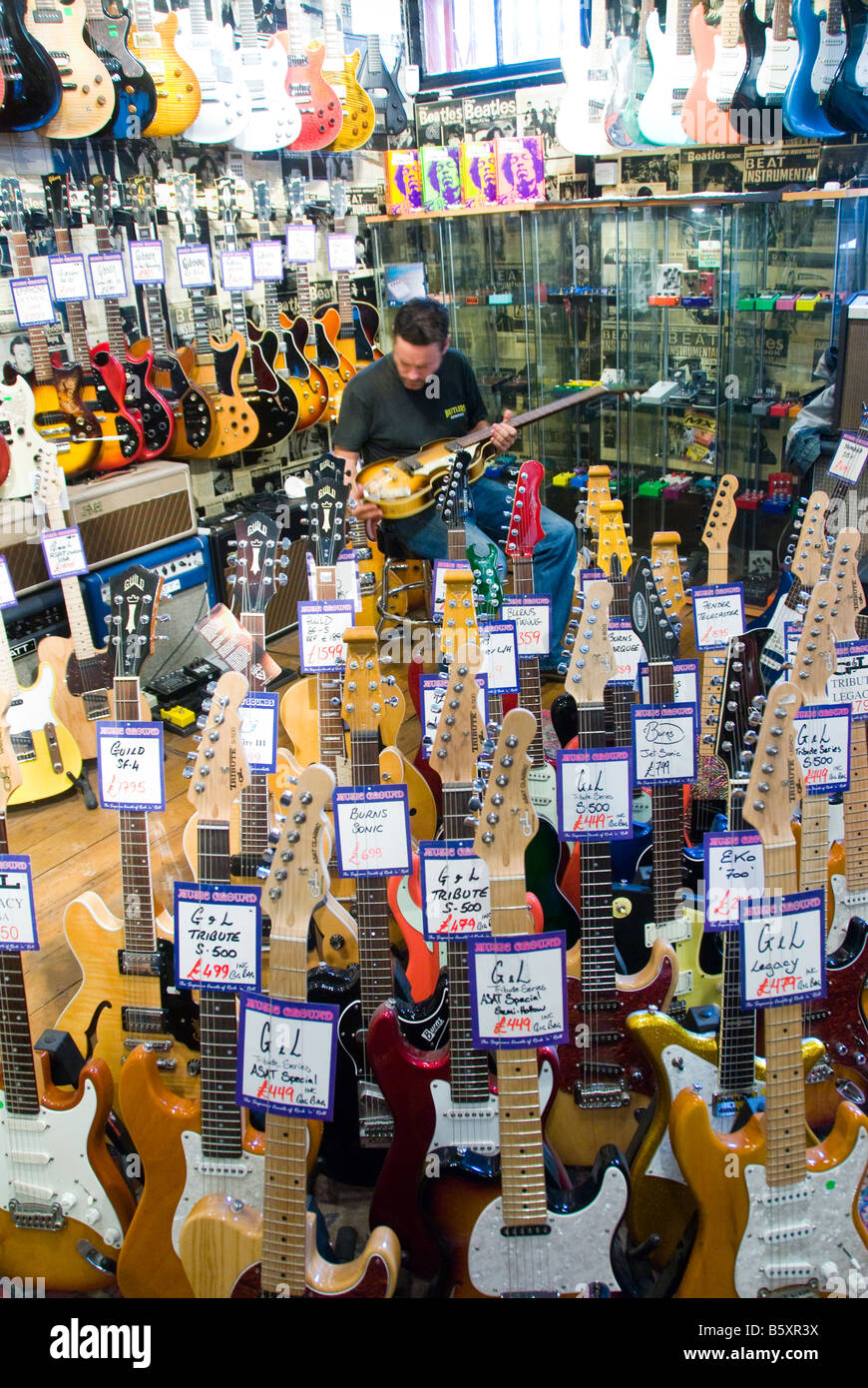 Denmark street london hi-res stock photography and images - Alamy