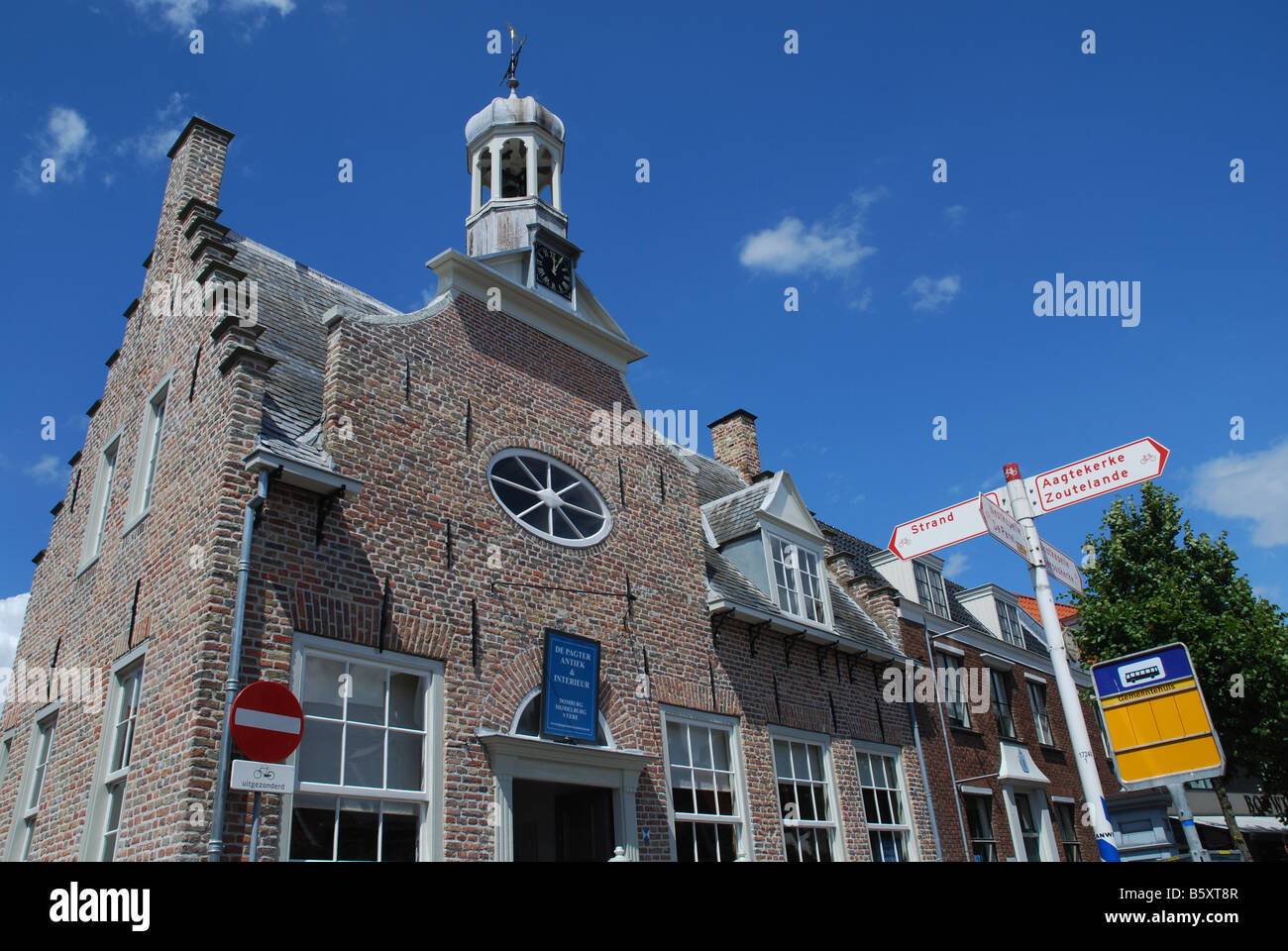 town centre of Domburg Walcheren Zeeland Netherlands Stock Photo - Alamy