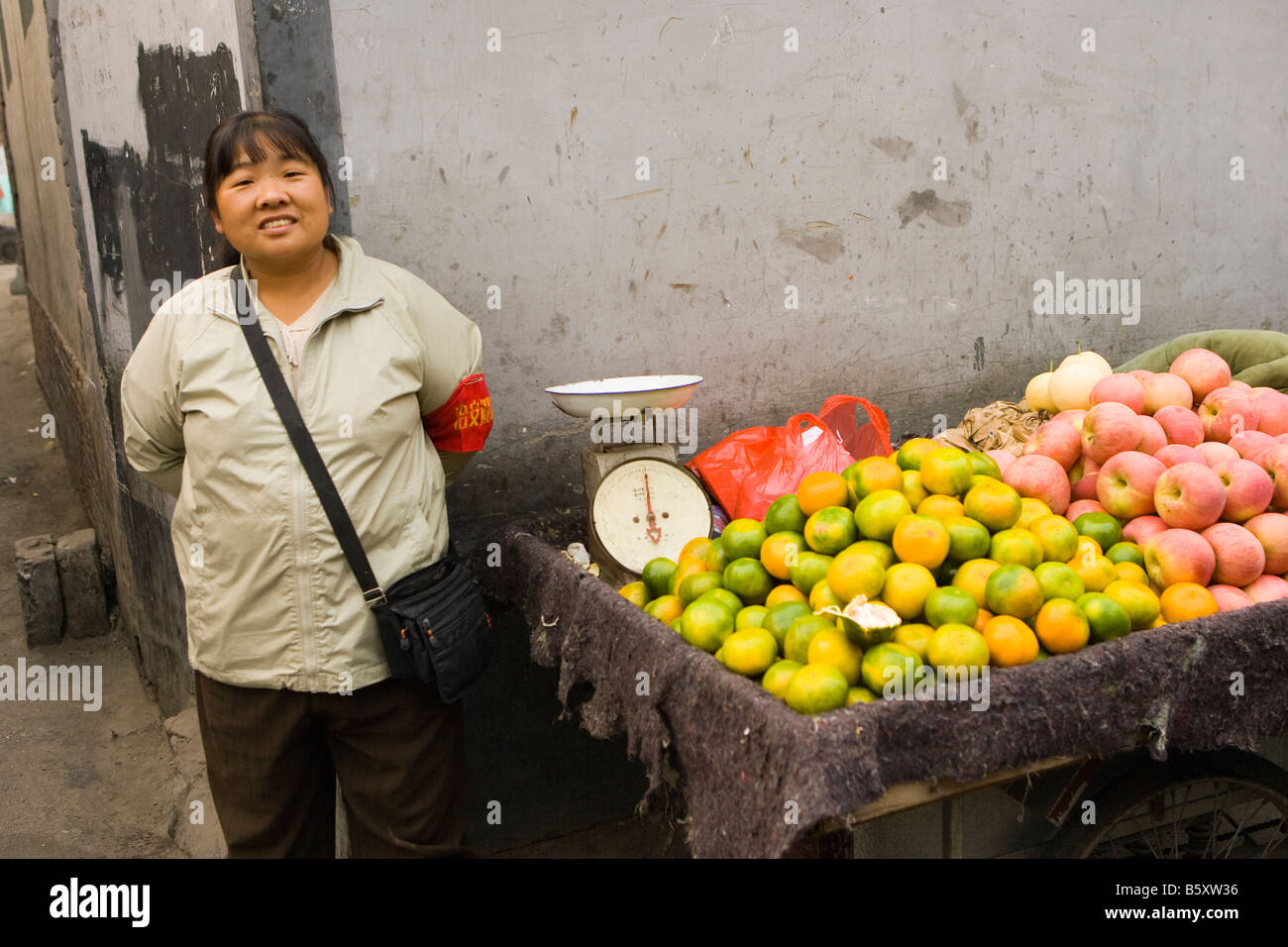 Dazhalan hutong old traditional neighborhood Beijing China Stock Photo ...