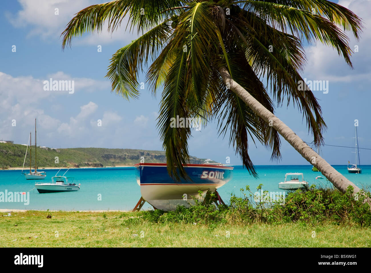 Anguilla island harbor hi-res stock photography and images - Alamy