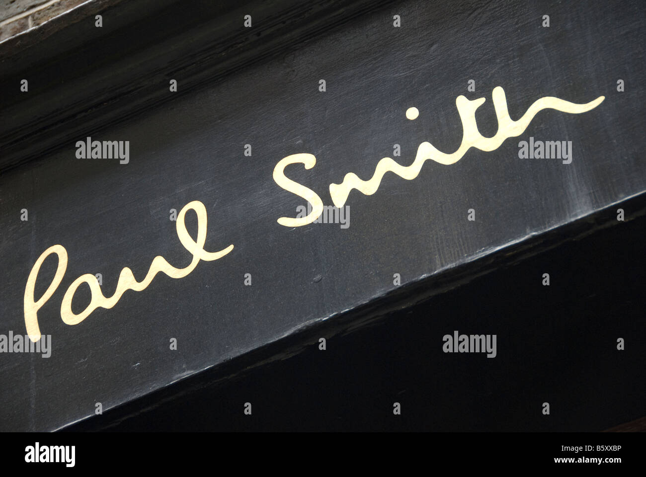 Paul Smith shop sign in London Stock Photo - Alamy